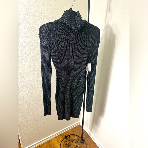 All Saints | Dresses | Allsaints Juliette Metallic Long Sleeve ...
